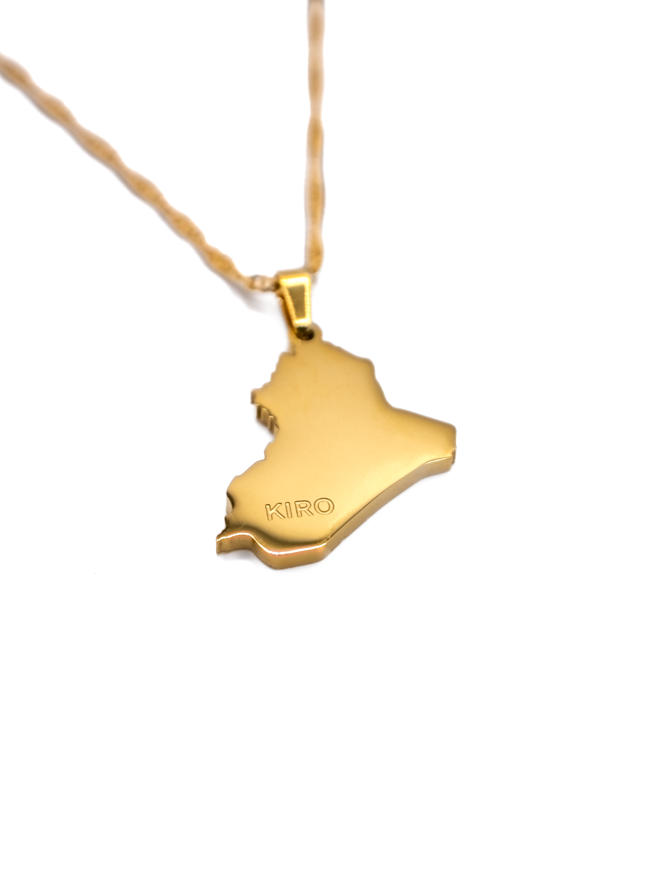 Iraq Map Necklace – KIRO